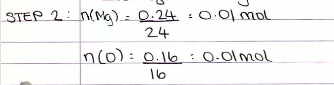 Magnesium Oxide Experiment